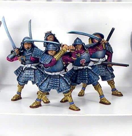Fantasy Battles DND Action Miniatures Samurai 2 inch 1/32-5 Fantasy Figures Tehnolog Toy Soldiers