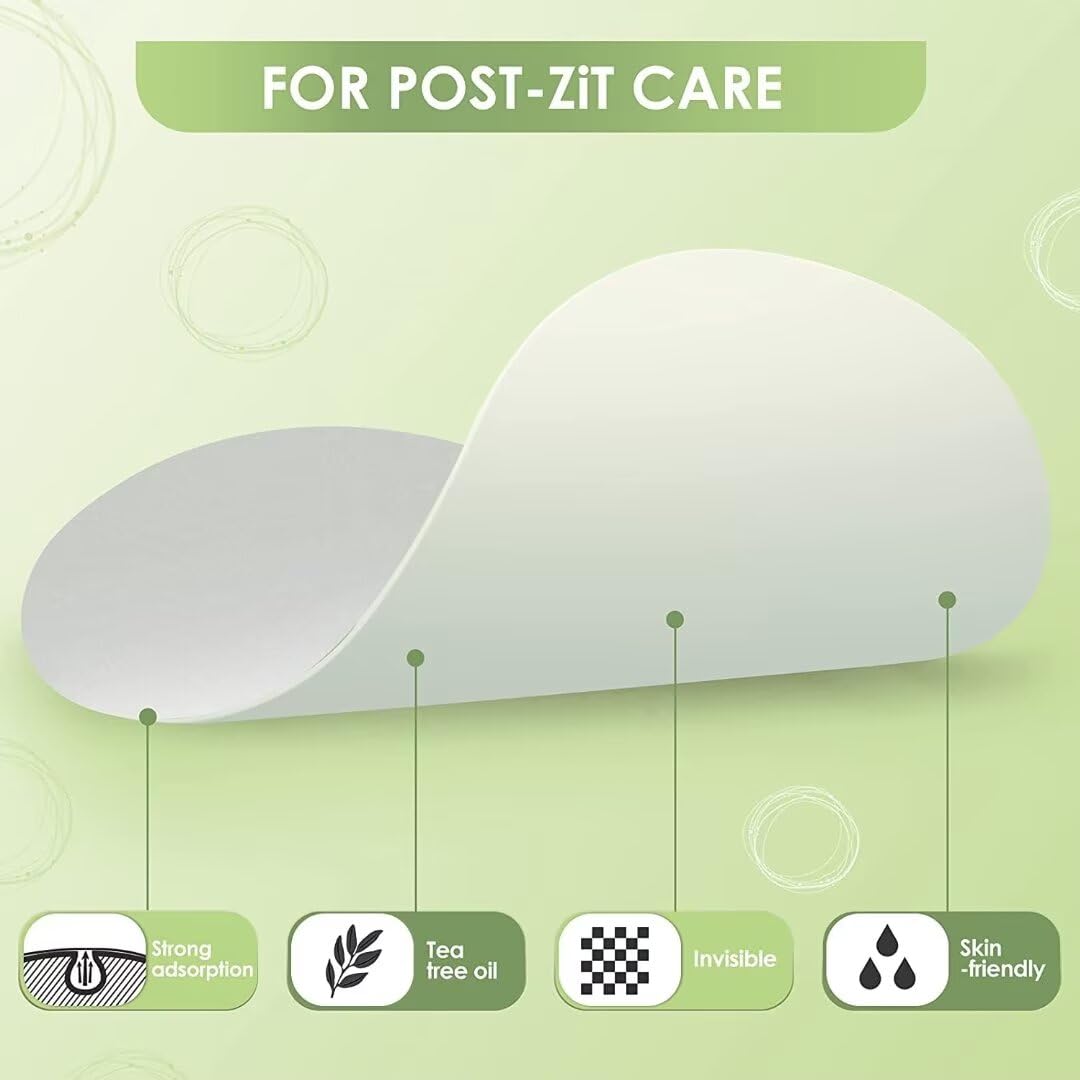 AUSLKA Blemishes Patches - 44 Strips, Hydrocolloid Dots - Large Blemishes Patch - Blemishes Stickers - Zit Breakouts - Suitable for Larger Area Outbreaks