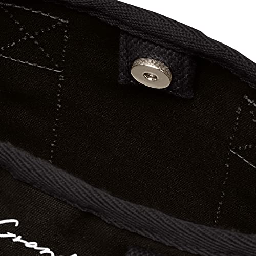Anero Grande CLAIRE GIM0361 2-Way Mini Tote Bag, Crossbody Bag, Small, Canvas, Black