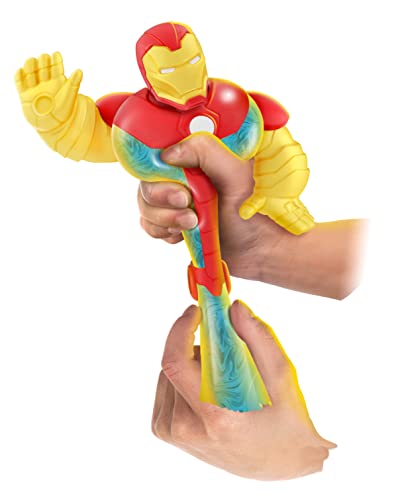 Heroes of Goo Jit Zu Marvel 6 Pack | 6 Amazon Exclusive Marvel Heroes | 4.5" Tall Action Figures | Spider-Man, Hulk, Captain America-Sam Wilson, Black Panther, Black Widow, and Iron Man