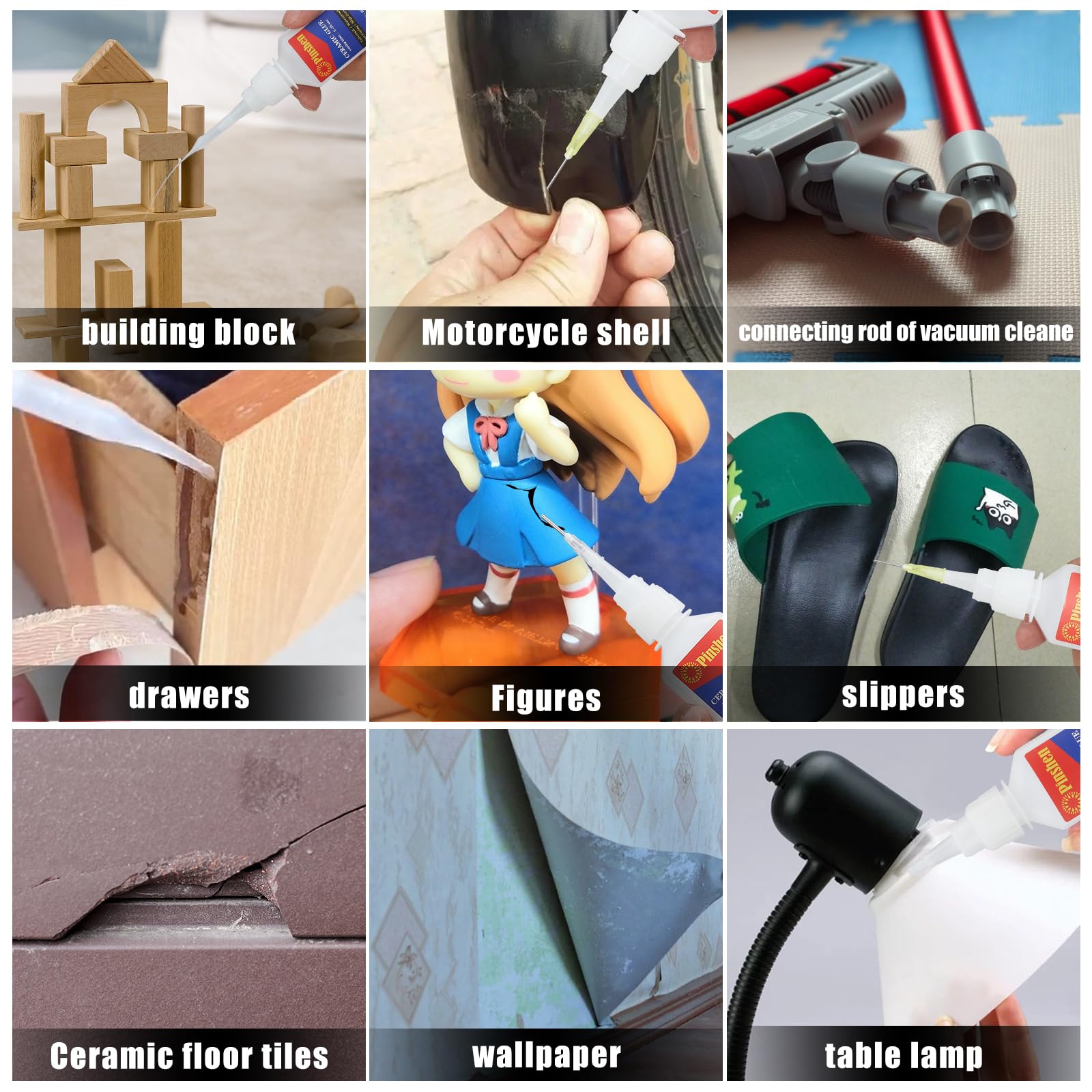 AOLDHYY Ceramic Glue, Citadel Plastic Glue, Super Glue for Rapid Maintenance and Small Emergency Repair, Porcelain, Wood,Fabric, Glass, Metal, Rubber and DIY Craft