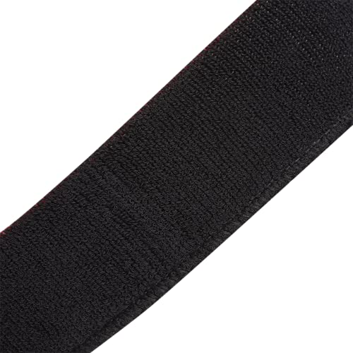 adidas Interval Reversible Terricloth Elastic Headband, Black/Team Power Red, One Size
