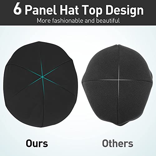 Arcweg Cycling Skull Cap Thermal Helmet Liner Winter Beanie Hat for Men Women with Ear Cover for Climbing Skiing Running
