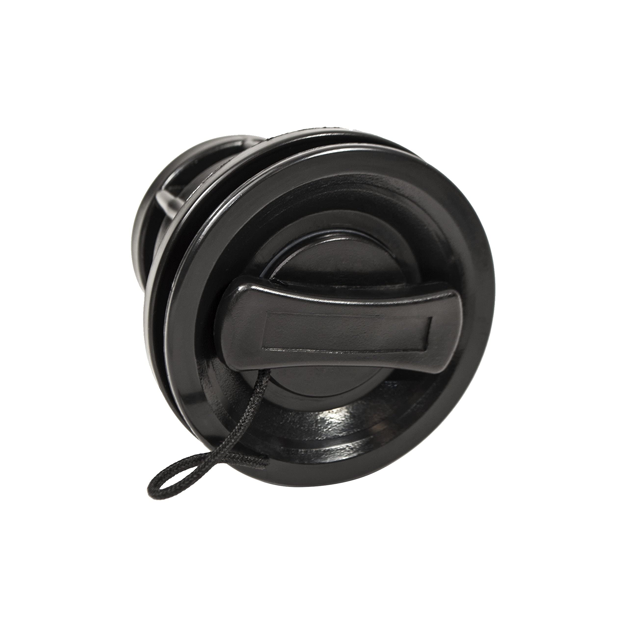 ALEKO BTVALVE Replacement Valve for Inflatable Boats Rafts Kayaks Double Seal Leak Protection Black