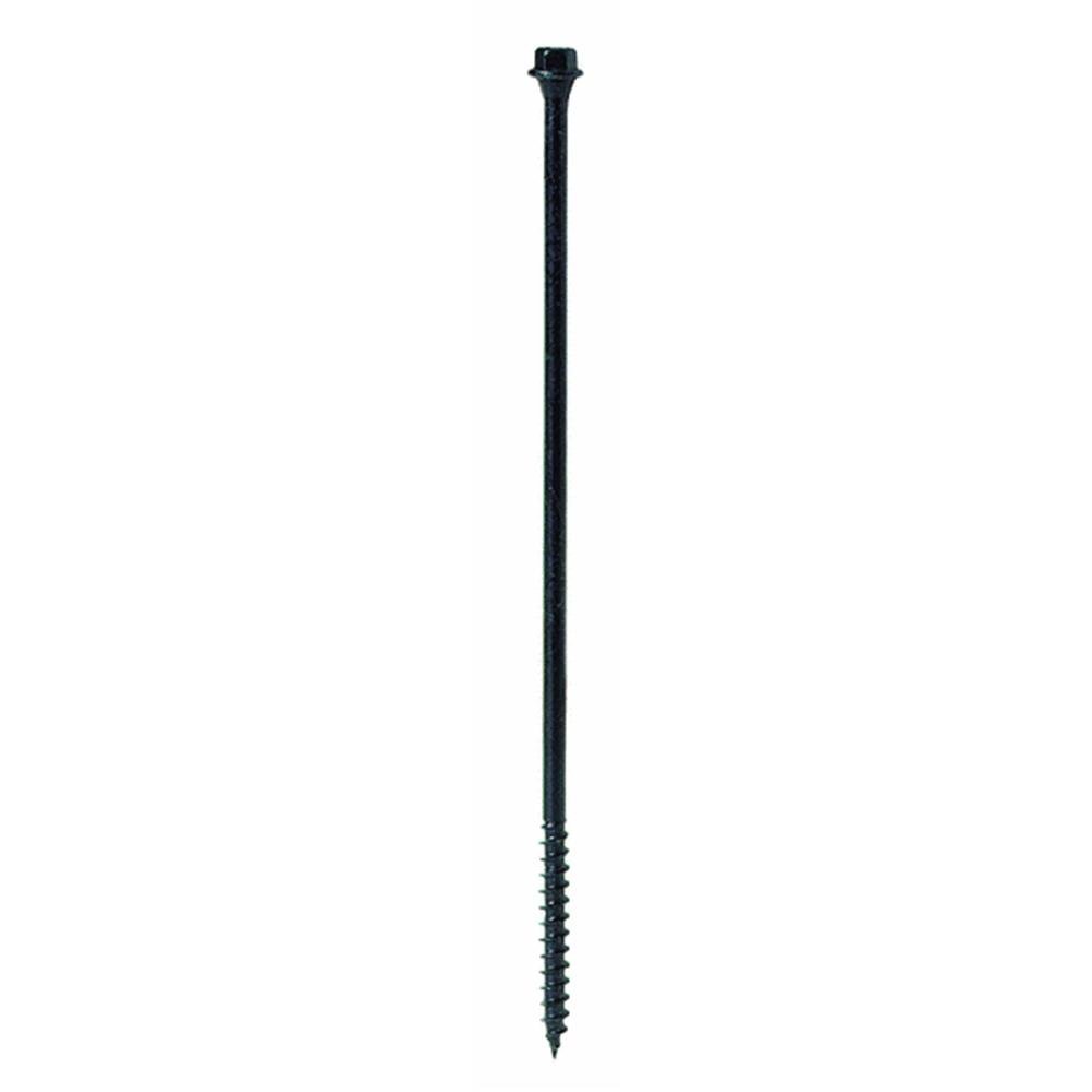 FastenMaster FMTLOK08-50 TimberLOK Heavy-Duty Wood Screw, 8 Inches, 50-Count, 8", Black