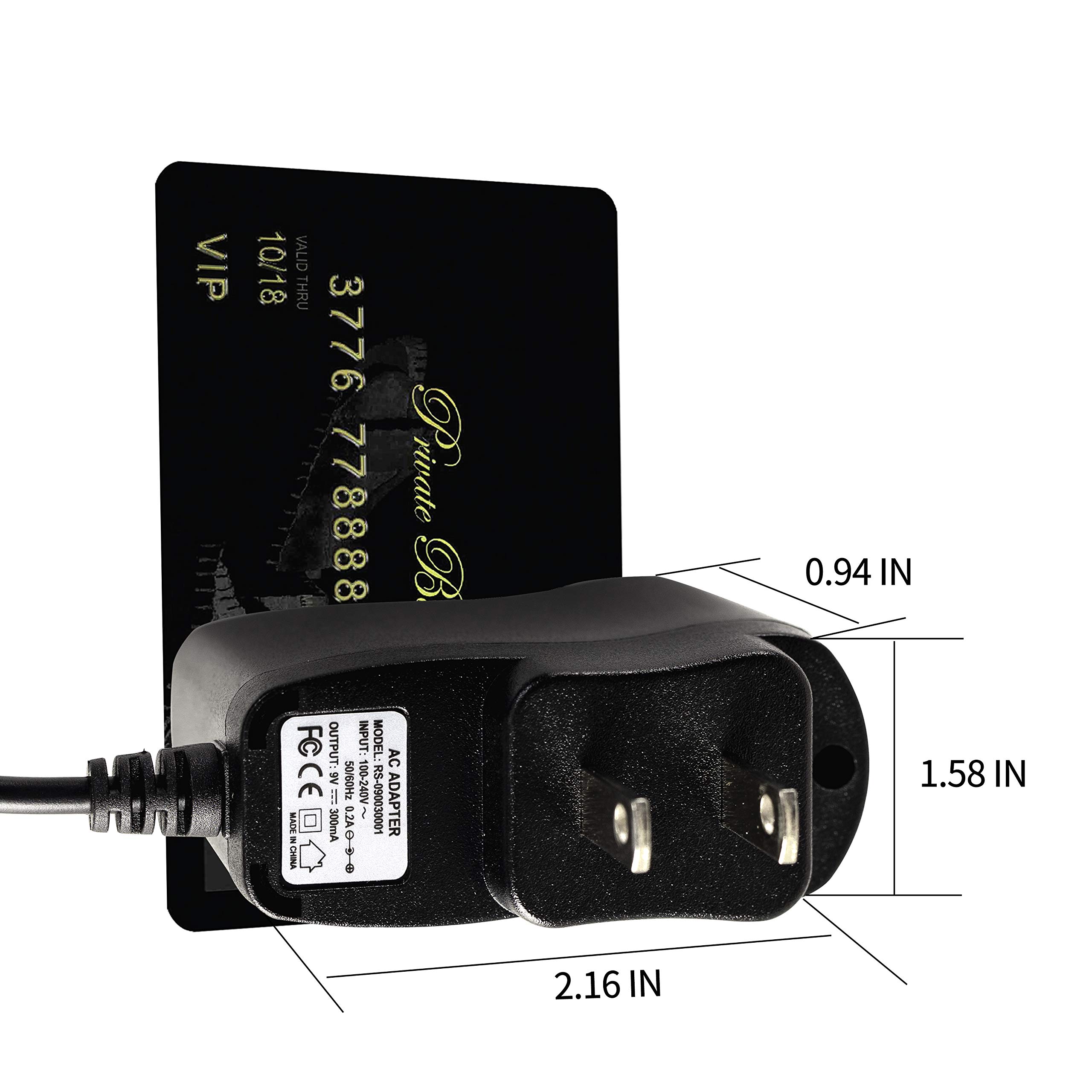 FLAMMA 9V 300mA Power Supply for Electric Guitar Effects Pedals Tip Negative