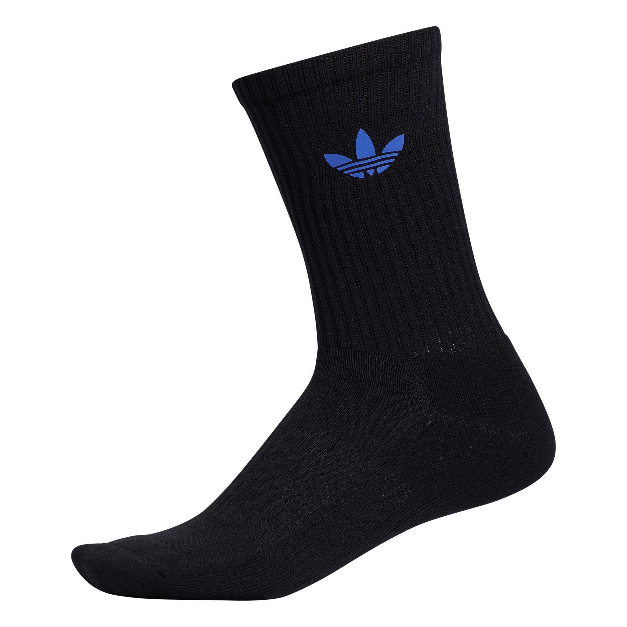 adidas Originals Men's Originals Single Crew, Black/Reflective Color Shift, Large