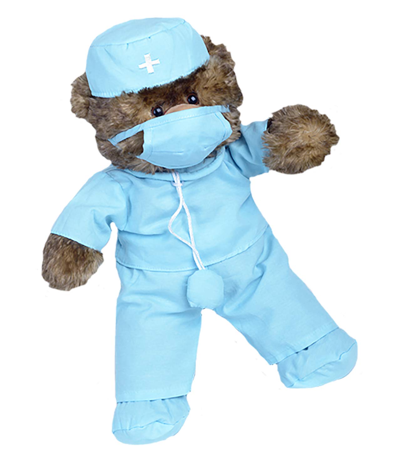 Doctor "Scrubs" Outfit Teddy Bear Clothes Fits Most 14" - 18" Build-A-Bear and Make Your Own Stuffed Animals