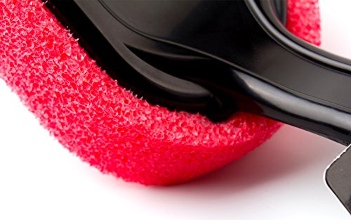 SGCB Pro Tire Shine Applicator Brush, Tire Dressing Applicator Sponge Brush Sandwich-Layer Compound Solution Saving Curved Handle Easy Grip Auto Detailing Brush Boat Wax Foam Applicator