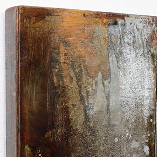 Empire Art Direct "Water Lilly Pads 1" Mixed Media Hand Painted Iron Wall Sculpture by Primo