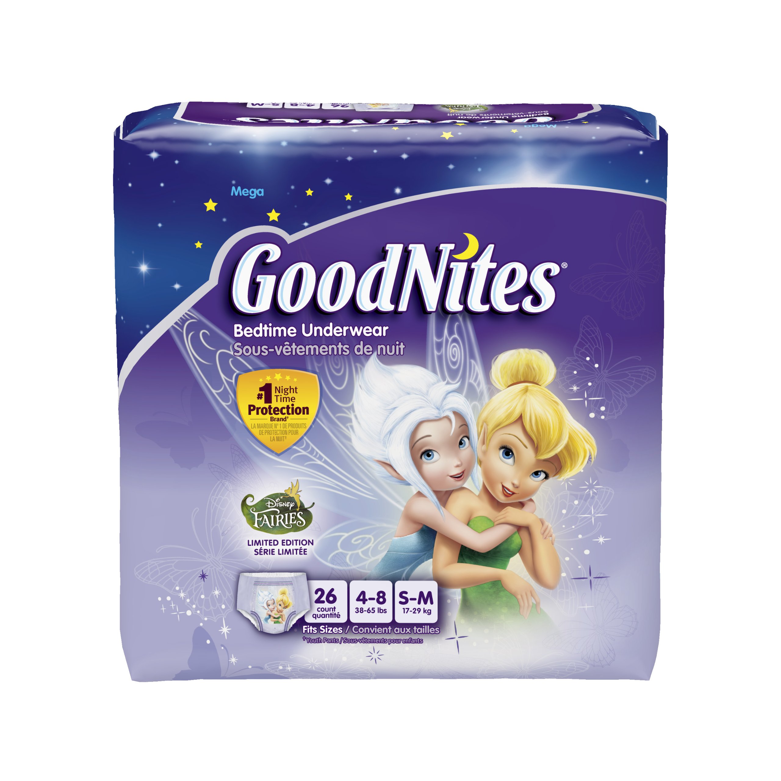 GoodNites Girls Underwear Small/Medium, Girl, 26 Count (Pack of 3), Packaging May Vary