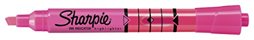 Sharpie Ink Indicator Tank Highlighters, Chisel Tip, Assorted Fluorescent, 4 Count (2021244)