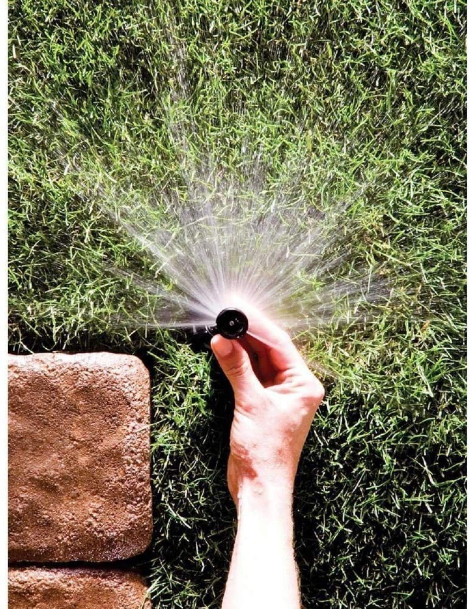 Rain Bird 1802HEVN15 High Efficiency Professional Pop-Up Sprinkler, Adjustable 0° - 360° Pattern, 8' - 15' Spray Distance, 2" Pop-up Height