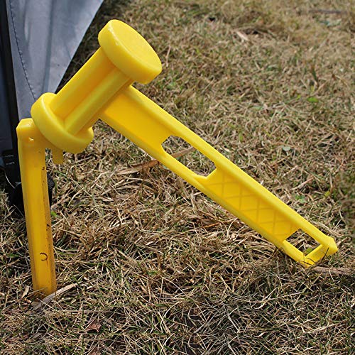 AUHX Portable Tent Hammer Hammer Plastic Ground Nails Hammer Other Outdoors Activities for Knock The Stake and peg to The Groud