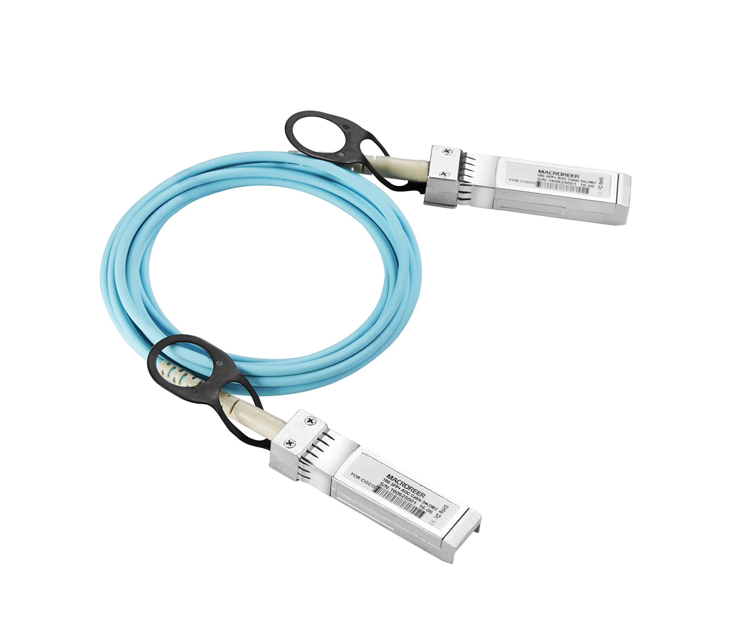 Macroreer 10G SFP+ AOC Cables 10G SFP+ to SFP+ Active Optical Cable 1-Meter