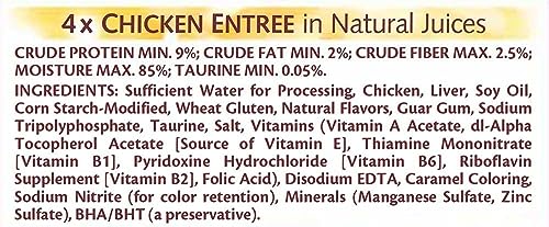 Aurora Pet Bundle (2) Whiskas Purrfectly Chicken Variety (10-Count) 3 Ounces Wet Cat Food Favorites with AuroraPet Wipes