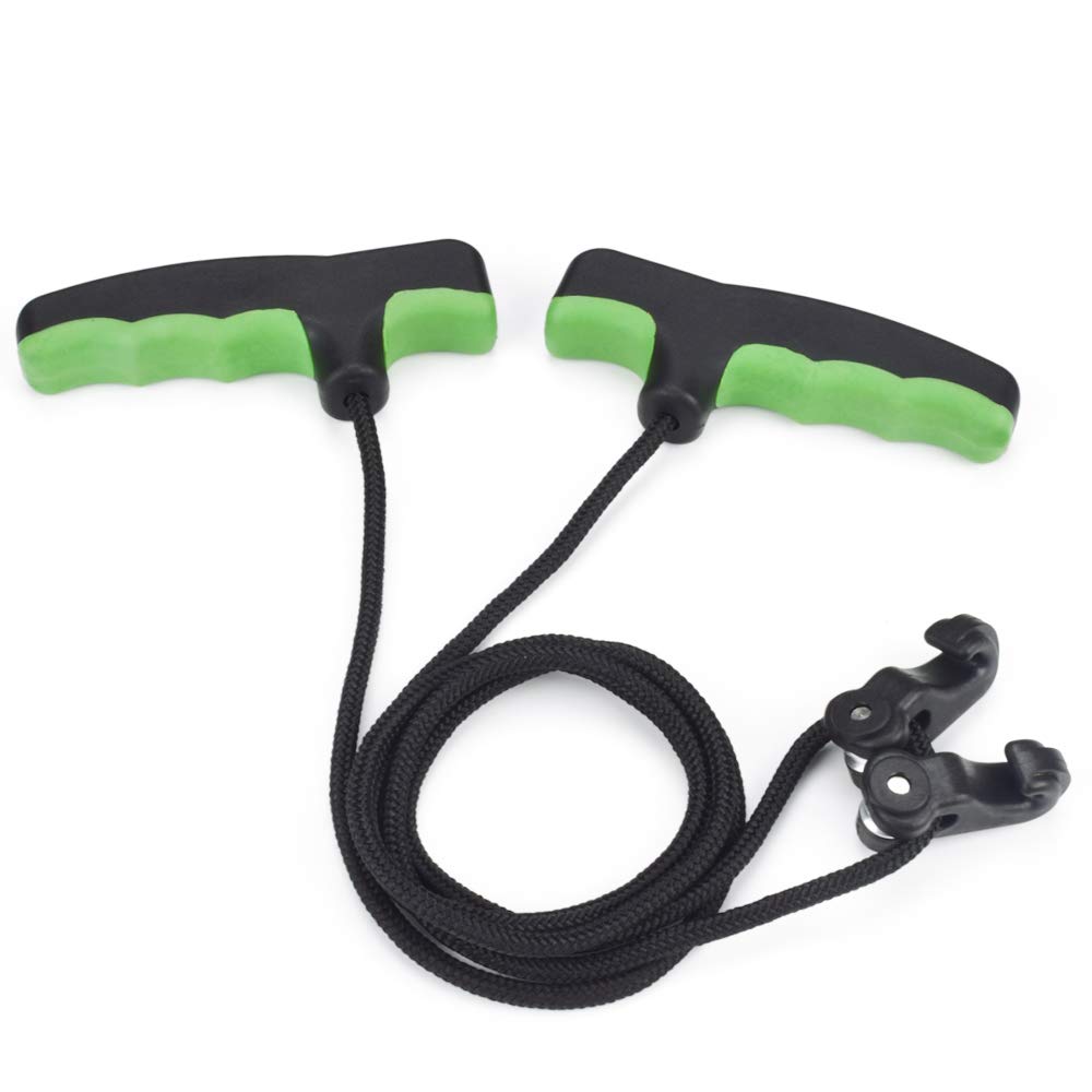 Archery Crossbow Cocking Device Crossbow Rope Cocker Aid Double Handle Strings Cocking Tool