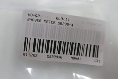 BADGER METER 58232-4 TOTALIZER 125/250V-AC