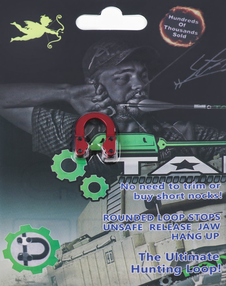 Archery D Loop Metal D Ring Fit All Arrow Nocks Adjusts to Hunting D Loop Buckle Rope