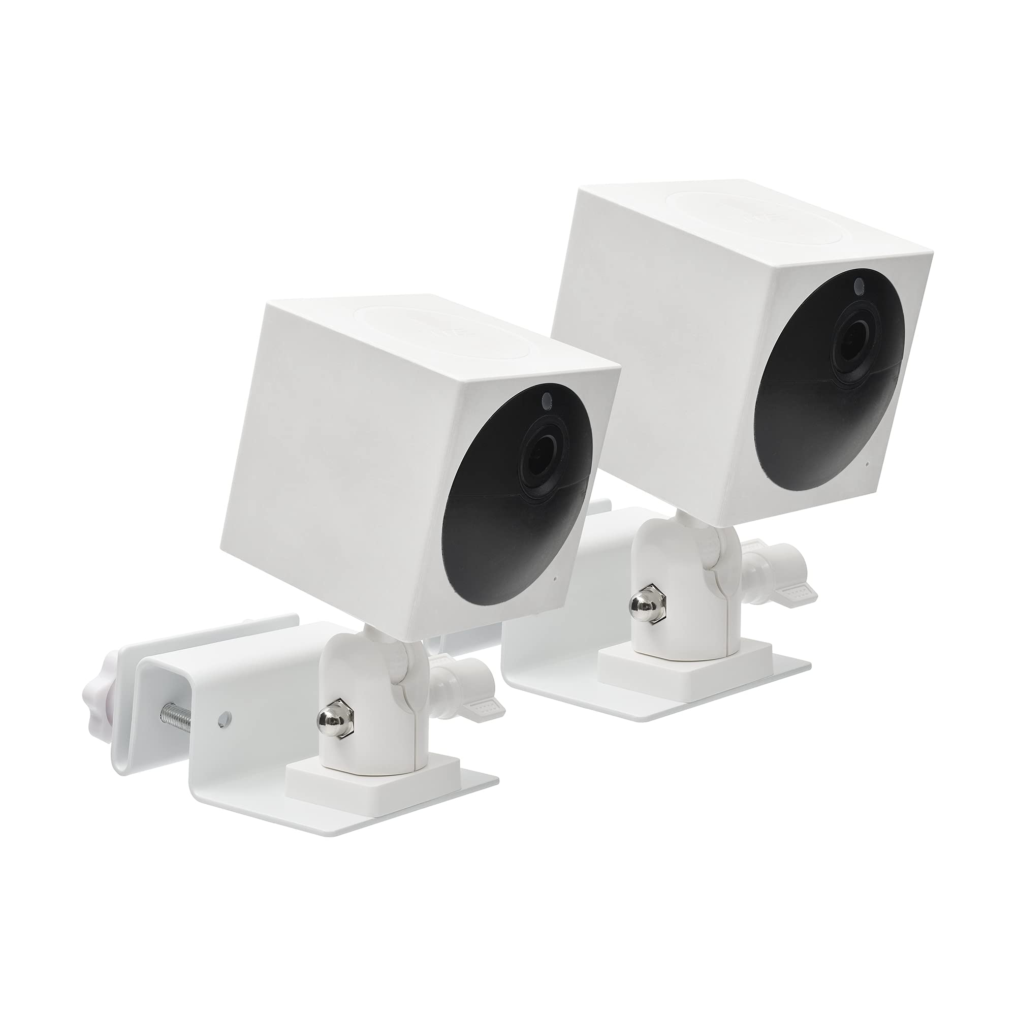 Aobelieve Gutter Mount for Wyze Cam v3 and Wyze Cam Outdoor, Set of 2, White
