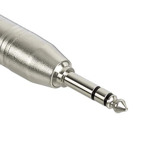 Amazon Basics XLR Female to 1/4 Inch TRS Adapter, silver