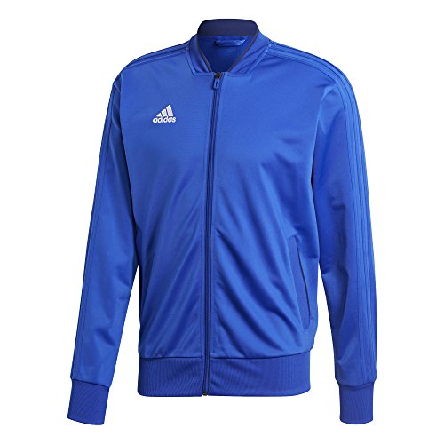 adidas Men's Condivo 18 Polyester Jacket Bold Blue/Dark Blue/White Large