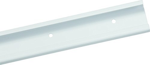 ShelfTrack White Closet Shelf Horizontal Hang Track6