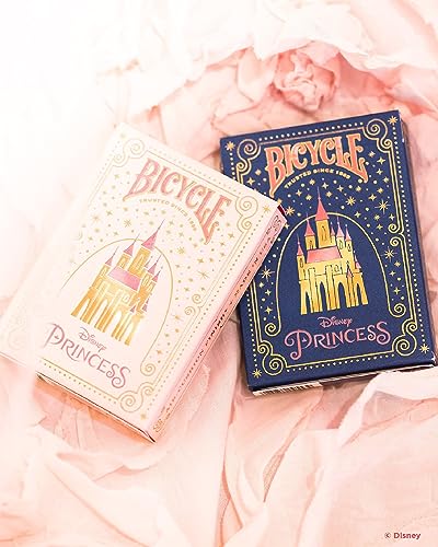 Bicycle Disney Princess Inspired Playing Cards Pink or Blue Playing Cards (Colors May Vary)