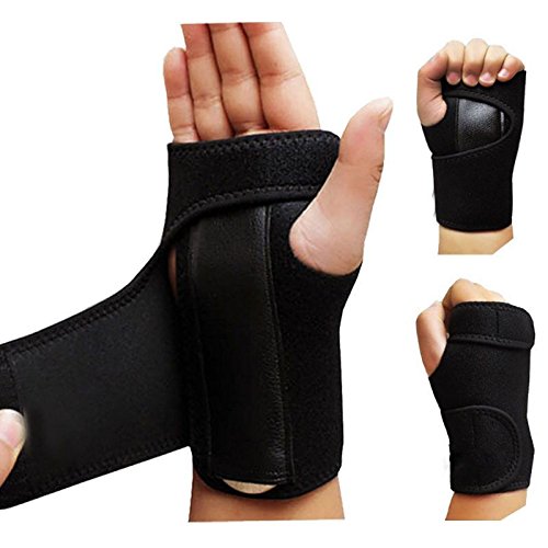 Aimeio Adjustable Wrist Support Brace Plam Brace Hand Wrap Removable Steel Splints for Carpal Tunnel,Tendonitis,Wrist Pain,Sports Injuries
