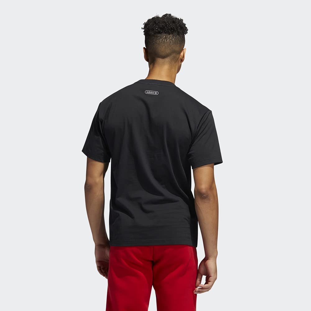 adidas Originals,mens,Farm Short Sleeve Tee,Scarlet,Medium