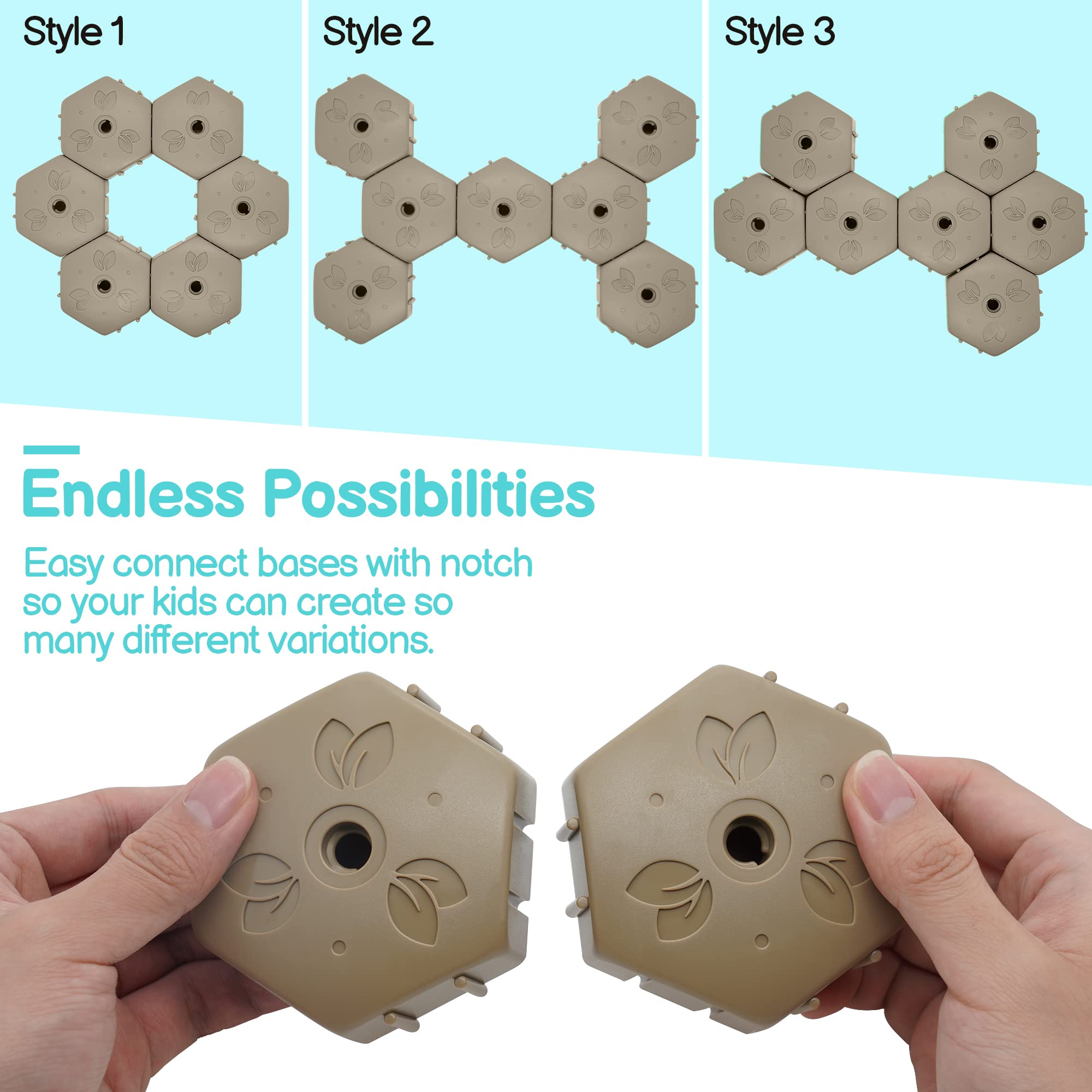 LiKee Building Flower Garden Toys