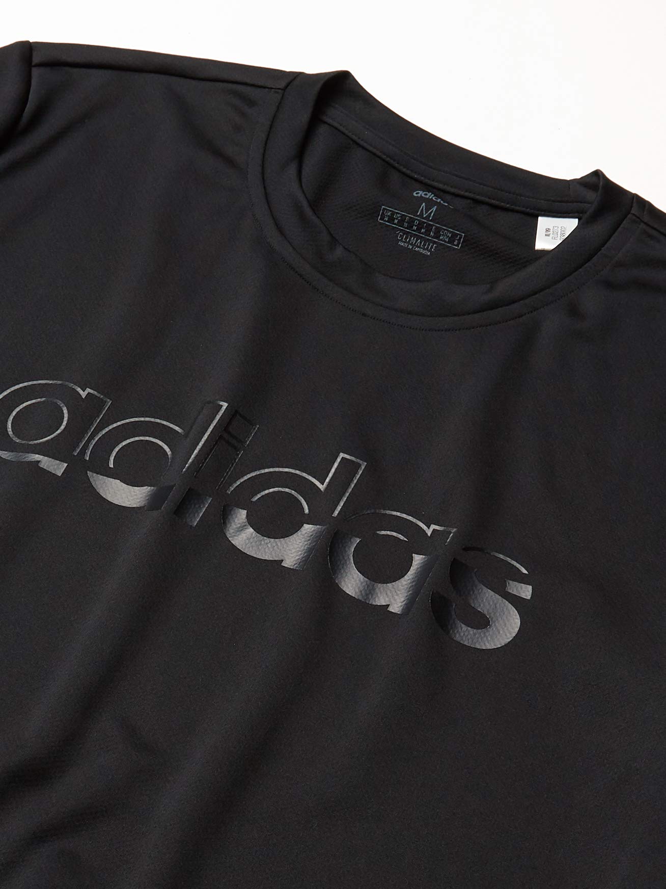 adidas Men's Designed 2 Move Branded Tee Black/Black Small