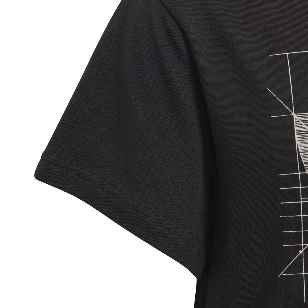 adidas Originals Kids Unisex Tee History Black Small