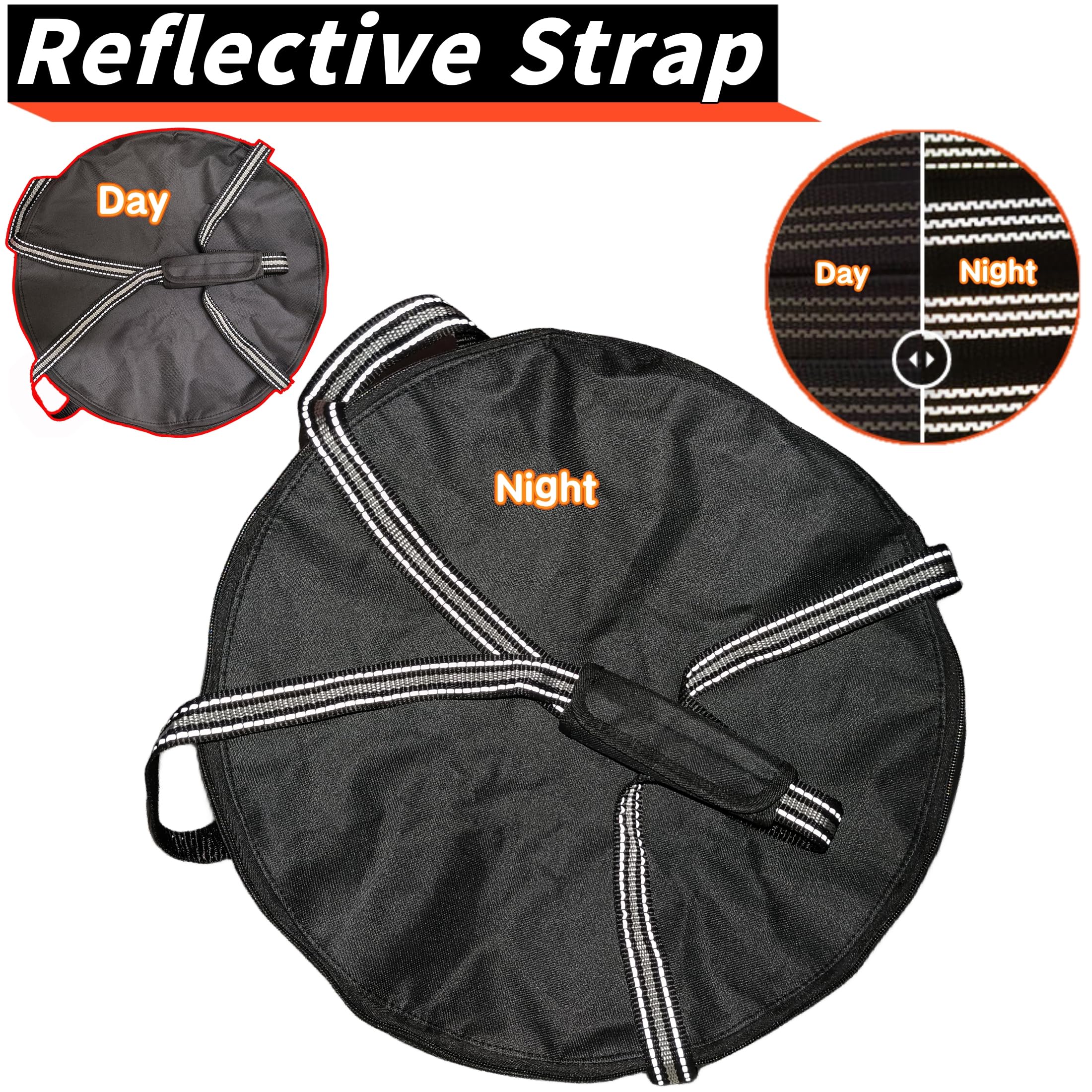 BBQSTAR Firepit Carry Case & Cover for Solo Stove 27 Inch Yukon Portable Wood Burning Smokeless Firepit, Outdoor Portable Camp Fire-Pit Accessory