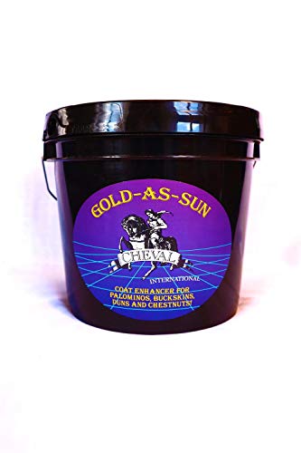 Gold As Sun Horse Coat Enhancing Supplement for Palominos and Buckskins 7 Pound