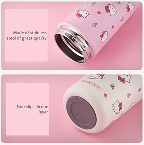 Everyday Delights Sanrio Hello Kitty Stainless Steel Insulated Water Bottle 350ml (Green)