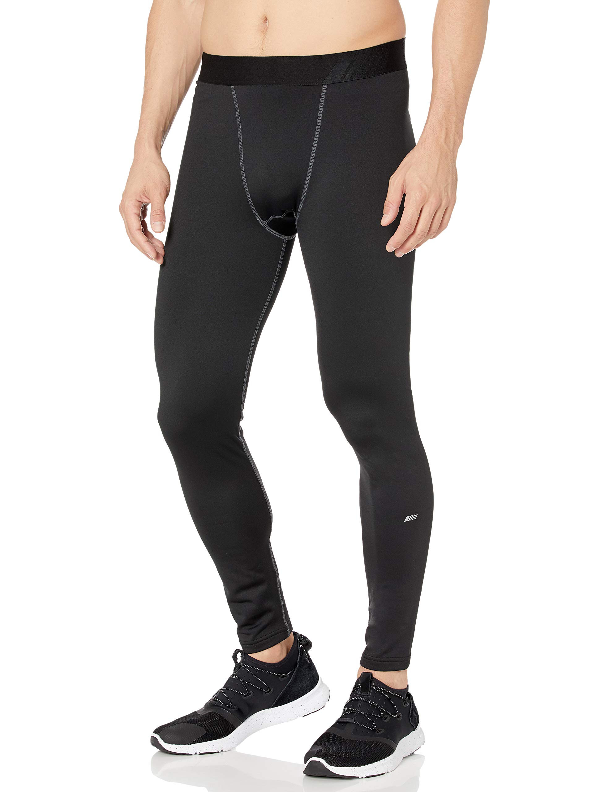 Amazon Essentials Men's Control Tech Thermal Full-Length Tight, Black, X-Small