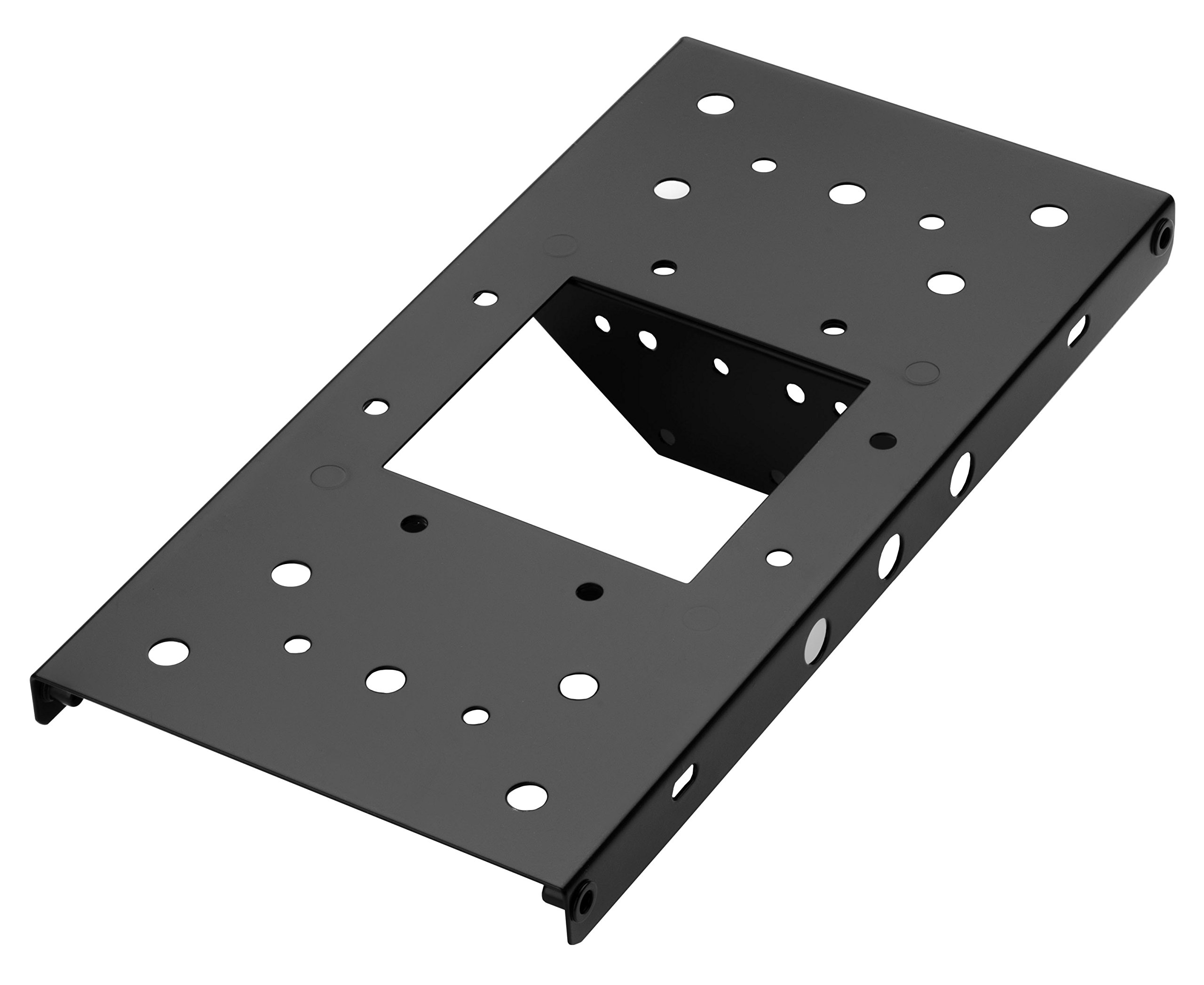 Architectural Mailboxes 6300W-10 Oasis 360 Mailbox, White and ARCHITECTURAL MAILBOXES 4x4 Steel 7540B-10 Mailbox Adapter Plate, 4" x 4", Black, 10 Count