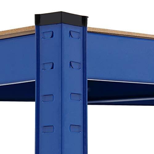 YouseaHome Heavy Duty Wide Size Garage Shelving Storage Shelves, 5-Tier Adjustable Metal Shelving Unit Utility Rack Shelves Multipurpose Shelf, Warehouse Basement,Blue,148H x 70W x 30D