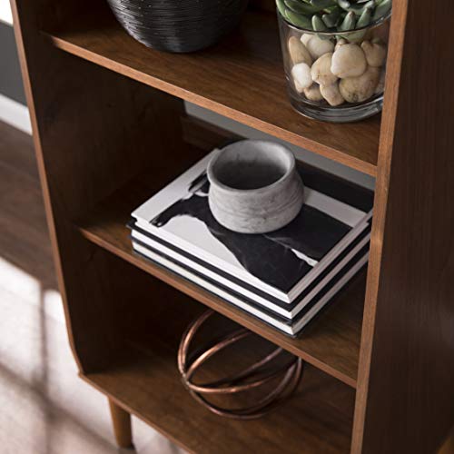Southern Enterprises Berritza Bookcase, Walnut