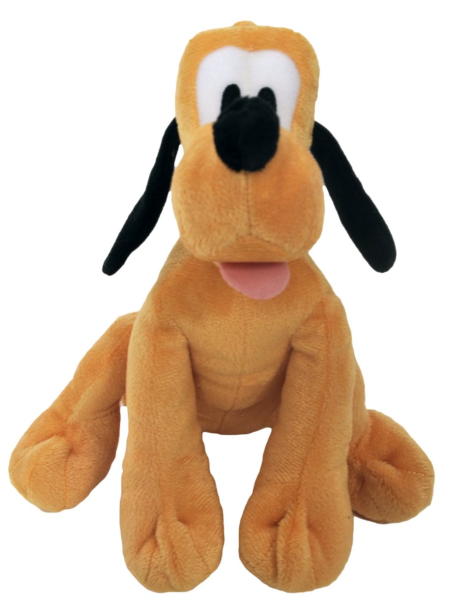 Disney 10" Plush Mickey Minnie Mouse Donald Daisy Goofy Pluto 6-Pack & Bag