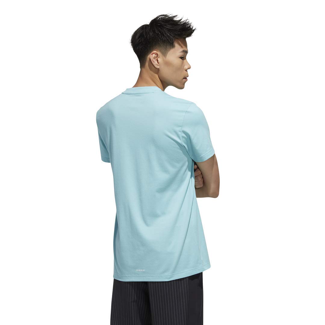 adidas Men's Primeblue Tee Blue Spirit/White XXX-Large