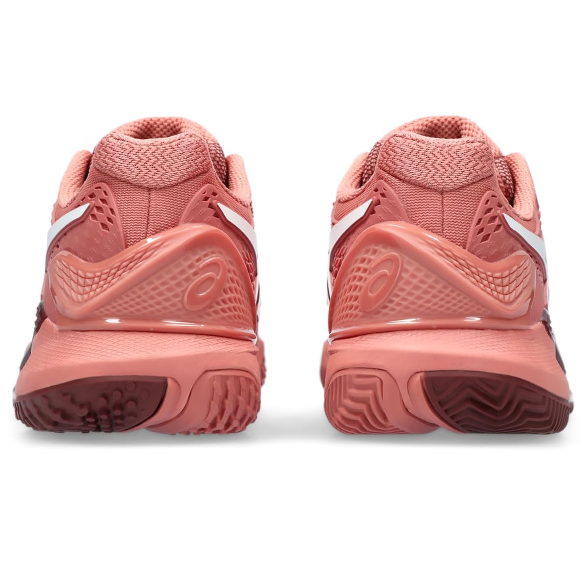 ASICS Women's Gel-Resolution 9 Clay Tennis Shoes, 10.5, Light Garnet/White