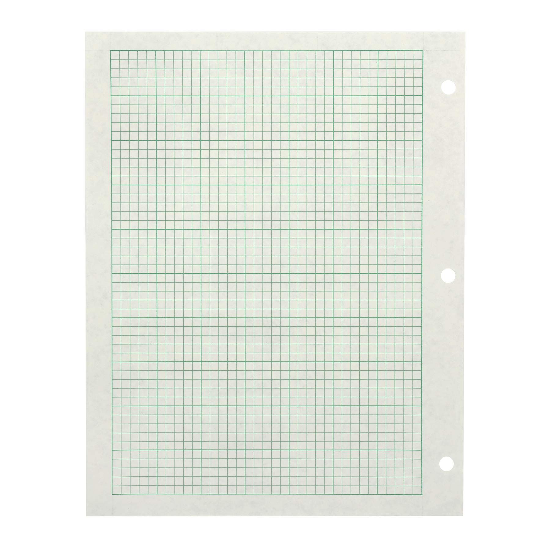 Amazon Basics Engineering Computation Pad, 8.5" x 11", Quad/Margin Rule, 200 Sheets, Green Tint