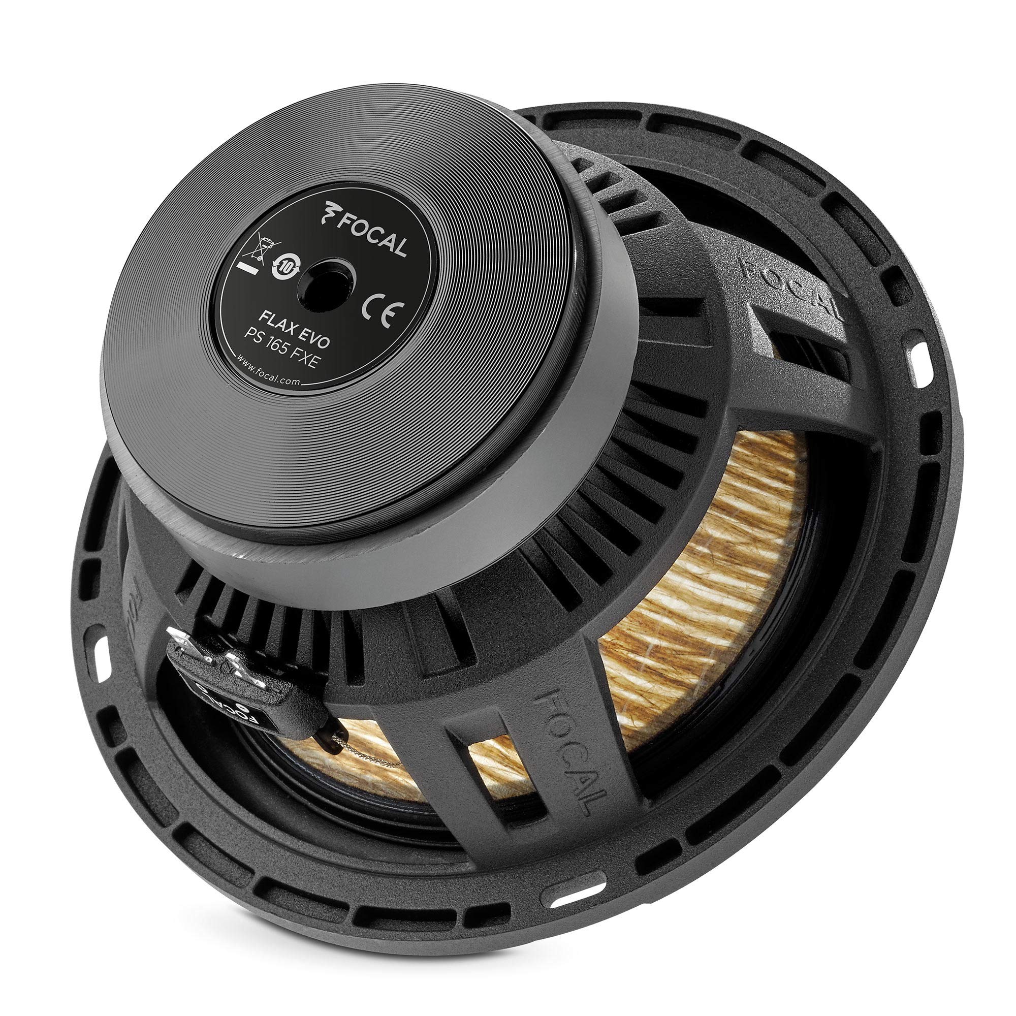 Focal PS 165 FXE 6.5" Flax Evo 2-Way Bi-Amplified Component Kit, Pair