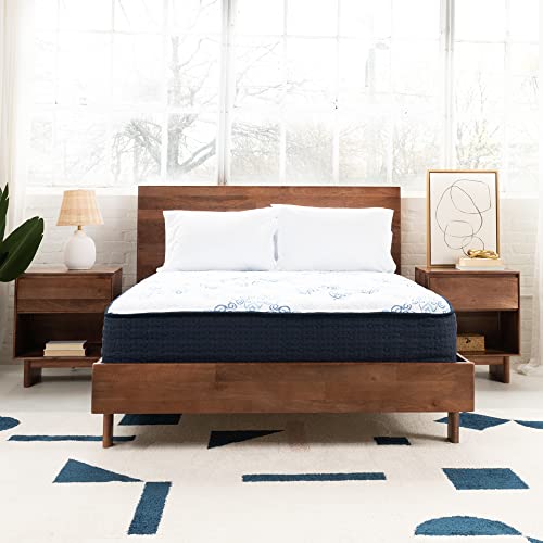Signature Design by Ashley Mt Dana 15 Inch Plush Hybrid Mattress, CertiPUR-US Certified Foam, Queen