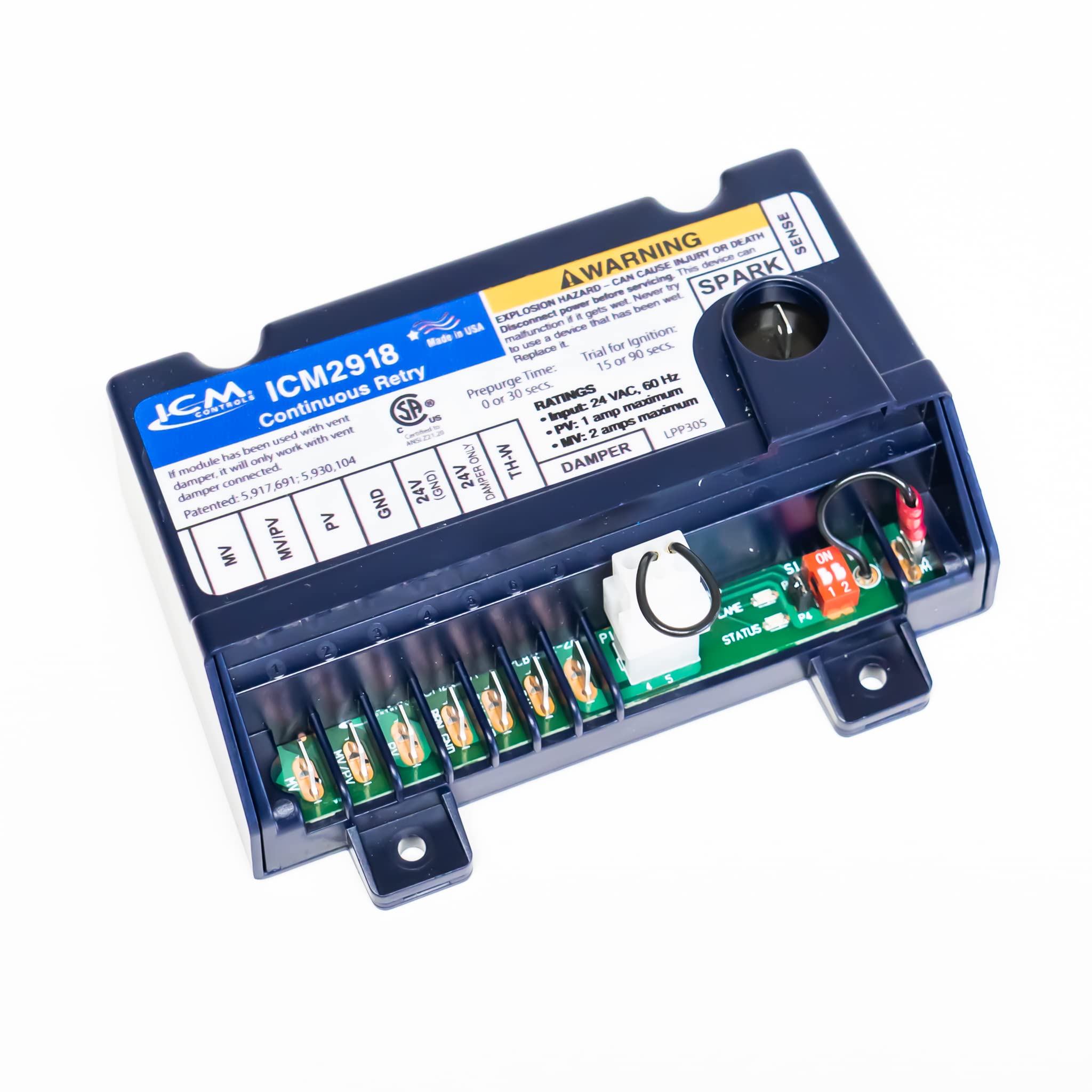 ICM2918 Universal Intermittent Pilot Ignition Control Replaces; ICM290A