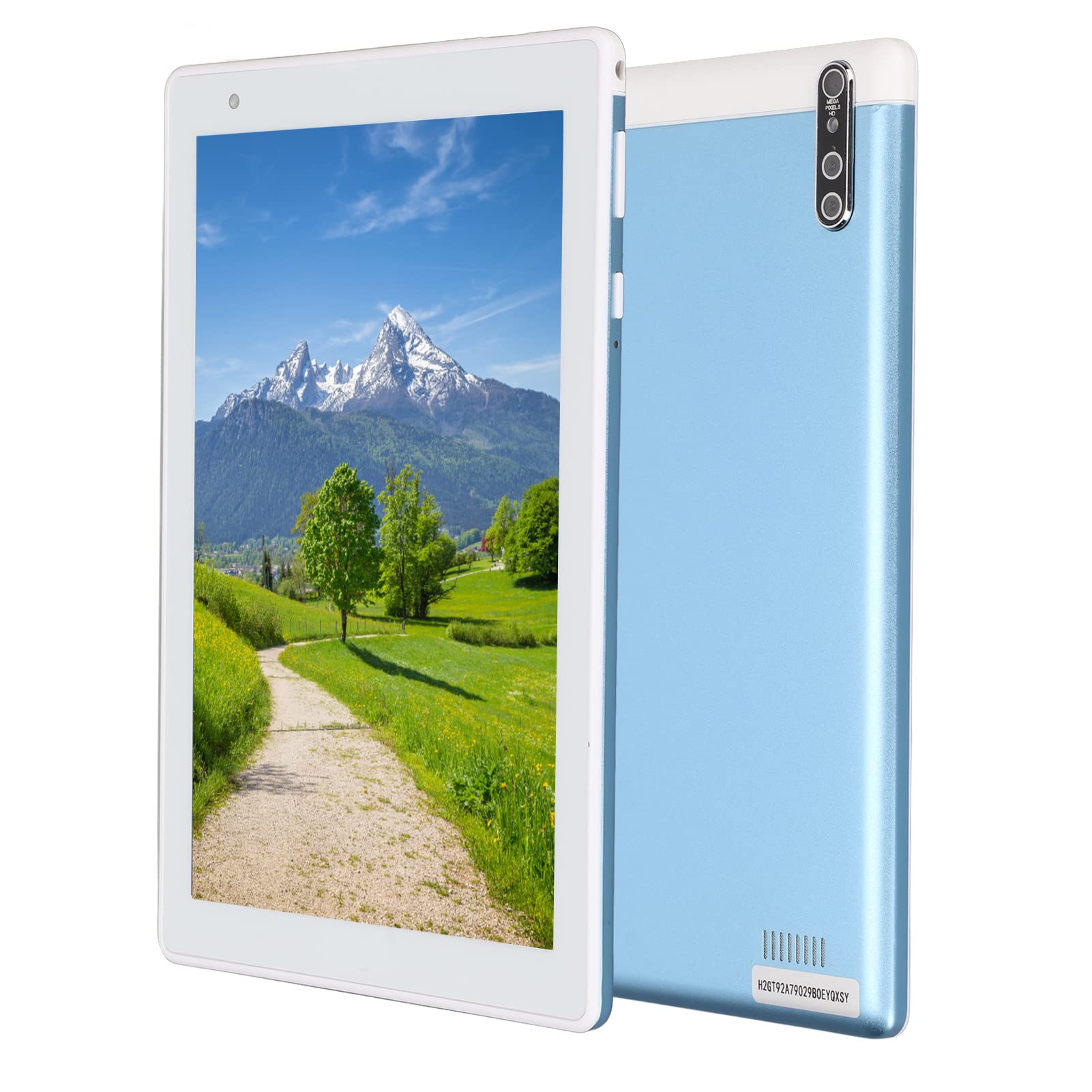8 Inch Tablet Dual SIM Dual Standby, 4GB RAM 64GB ROM, 1920x1080 HD Display, Dual Camera, 8000mAh Battery, 6.0 Tablet for Kids (Blue)