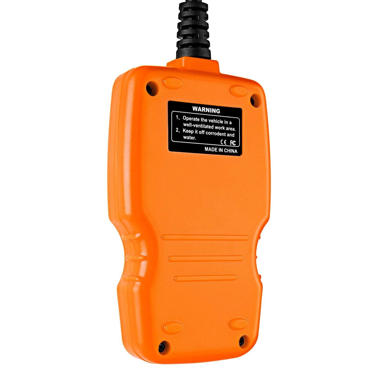 ANCEL AD310 Orange Classic Enhanced Universal OBD II Scanner Car Engine Fault Code Reader with ANCEL Protective Case Storage Bag