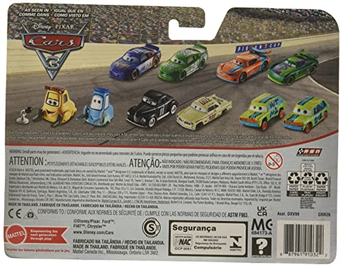Disney Car Toys 3, Rev-n-go Racing Tractor & Rusteze Cruz Ramirez 2-Pack, 1:55 Scale Die-Cast Fan Favorite Character Vehicles for Racing and Storytelling Fun, Gift for Kids Age 3 and Older
